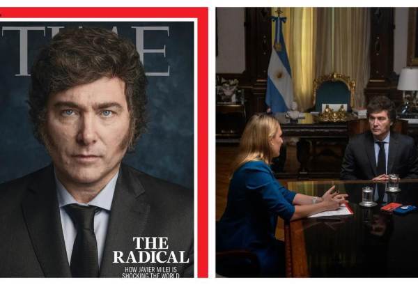 Javier Milei protagoniza portada de la revista Time – La Discusión